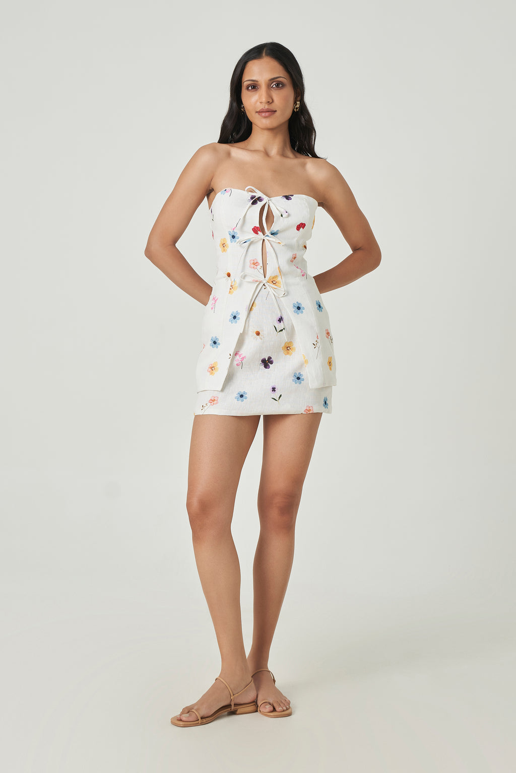 Lenora Skirt - Pressed Flowers – Summer Away